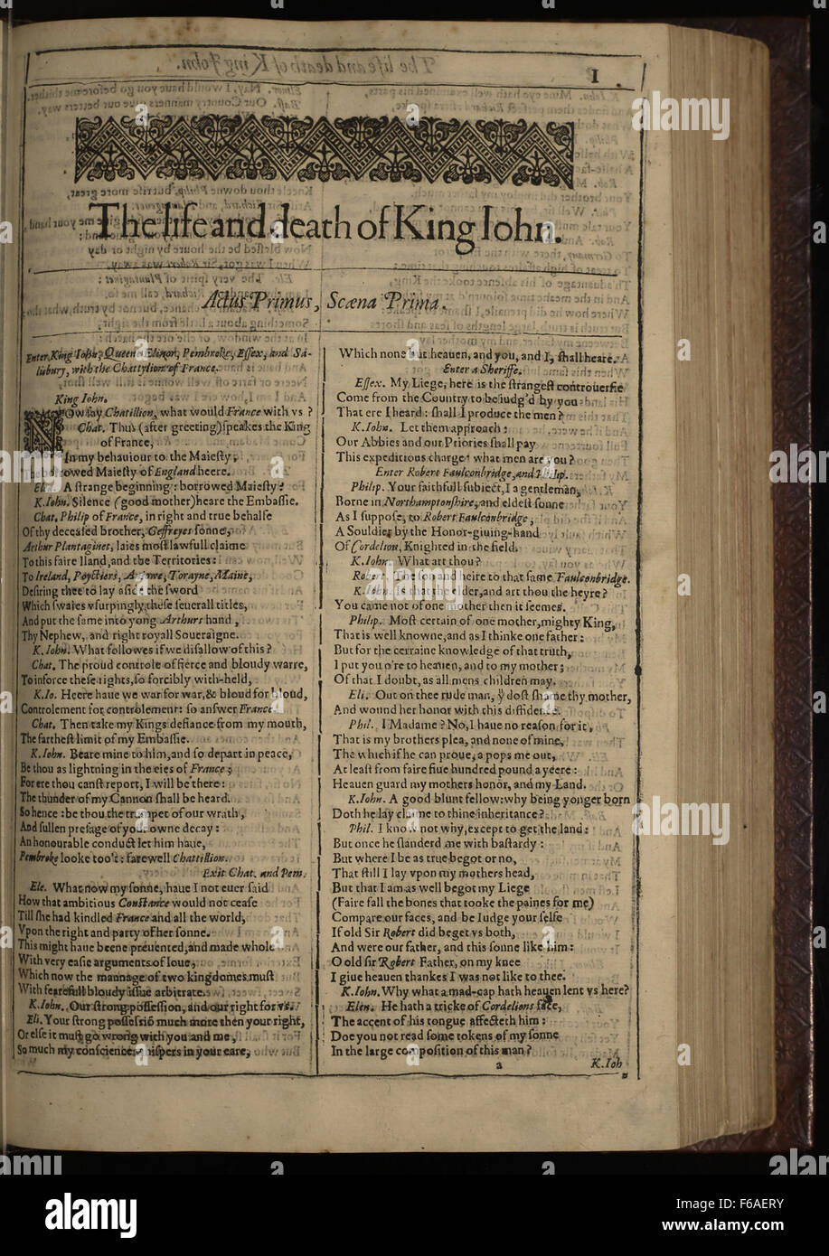 Page 1 of The Life and Death of King John from Shakespeare's First ...
