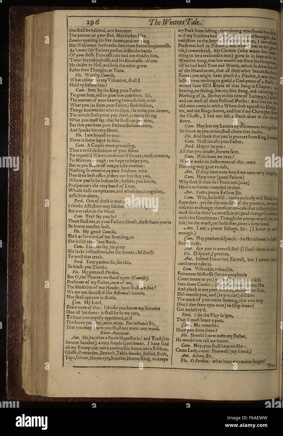 This page from the First Folio presents *The Winter’s Tale*, a late ...