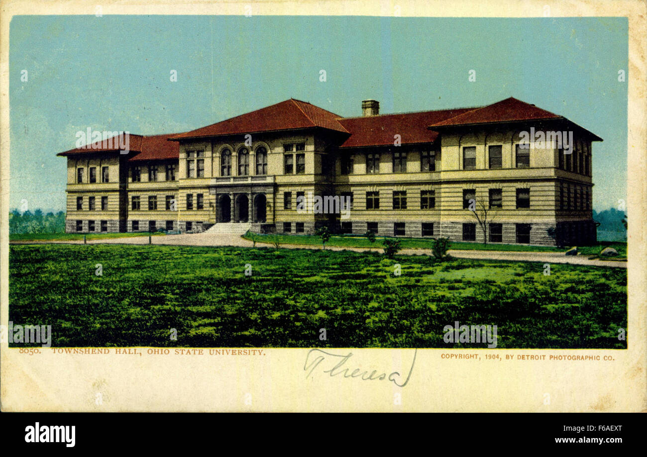 Townshend Hall at Ohio State University, a prominent academic building ...