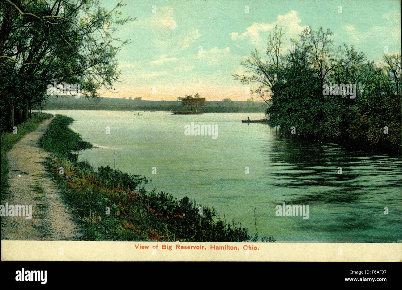 This image provides a view of a large reservoir, a key feature in ...