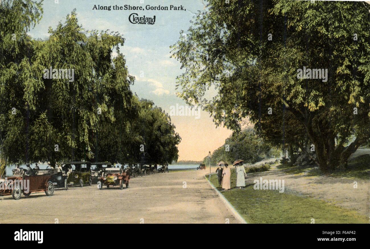 A scenic postcard from the Bowden collection showing the shores of ...