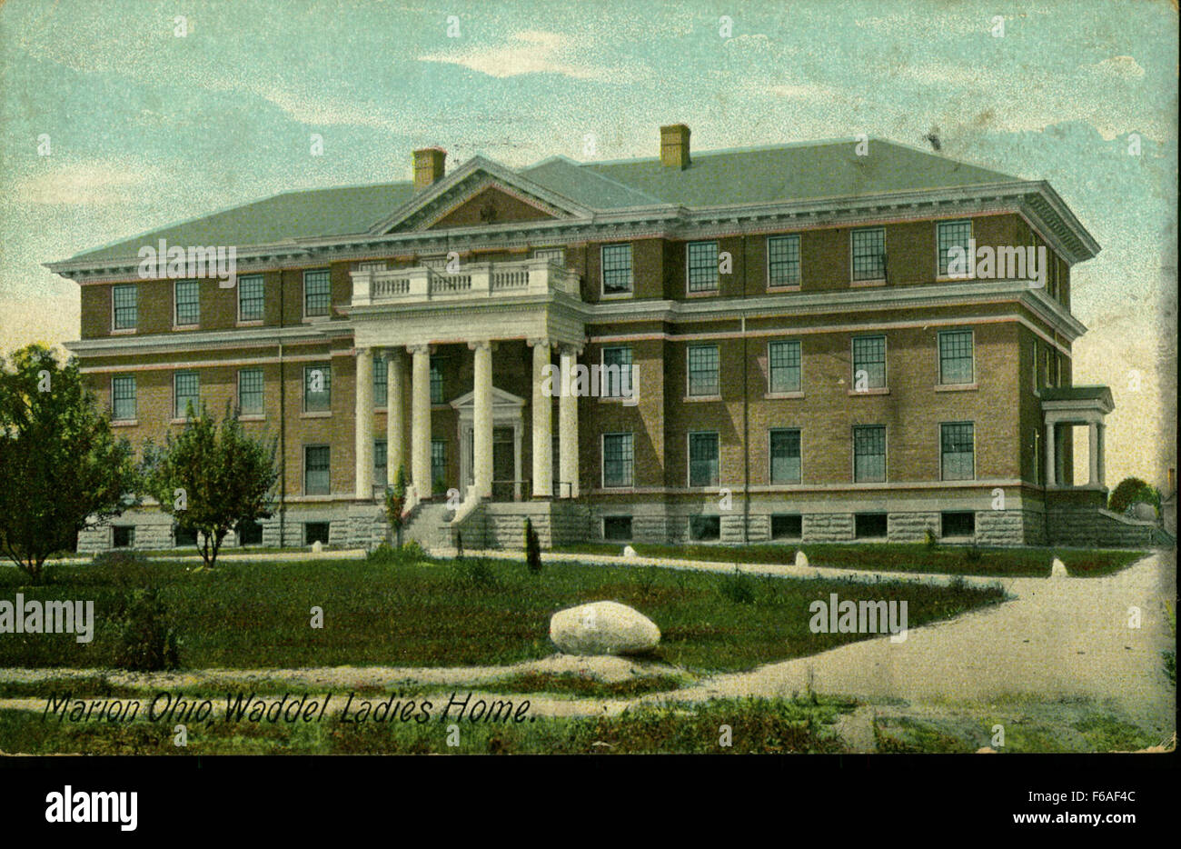 An image depicting Waddel Ladies Home, a historic residence or ...