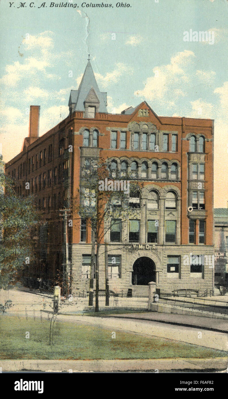 The YMCA building, a prominent structure providing recreational ...