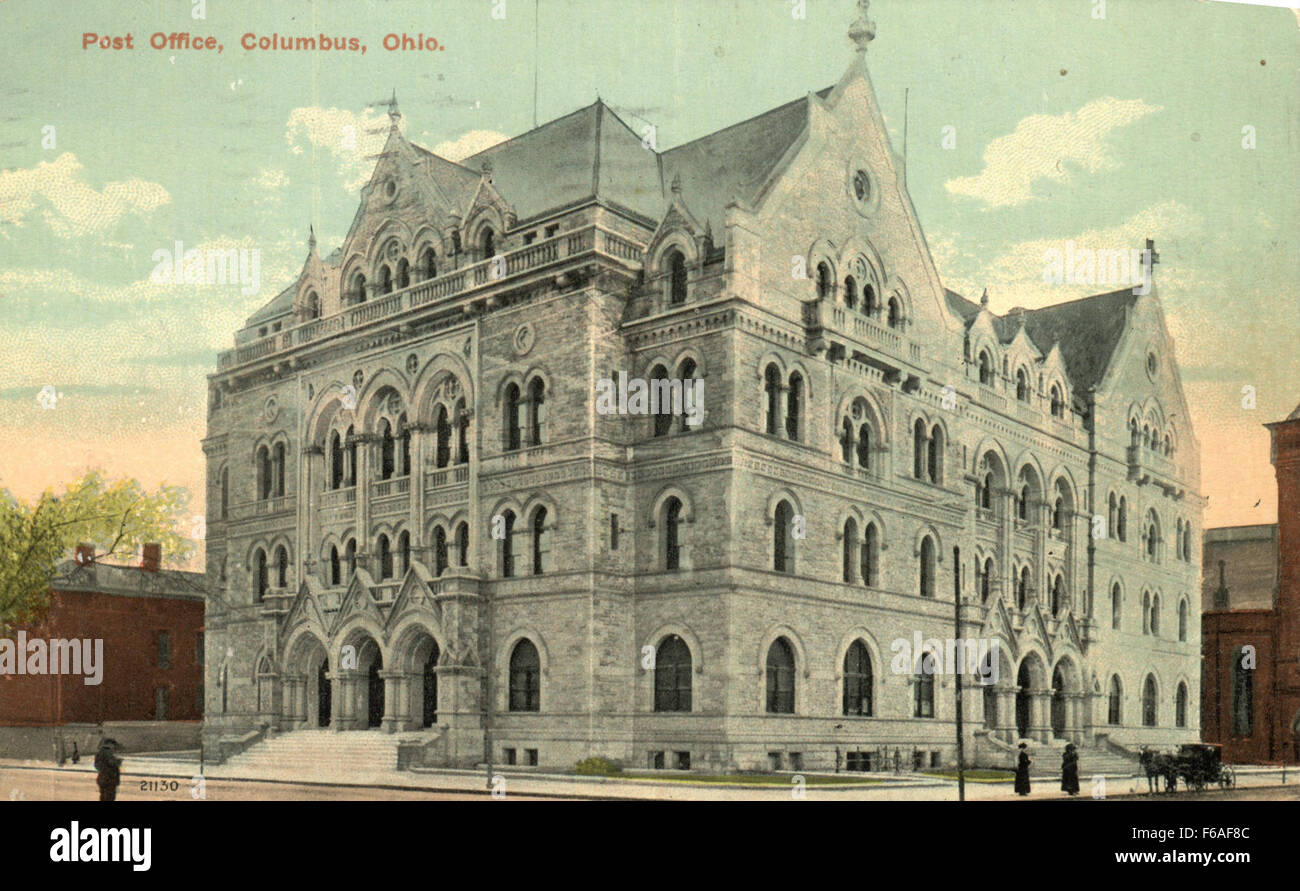The Columbus Post Office building, an architectural landmark, serving ...