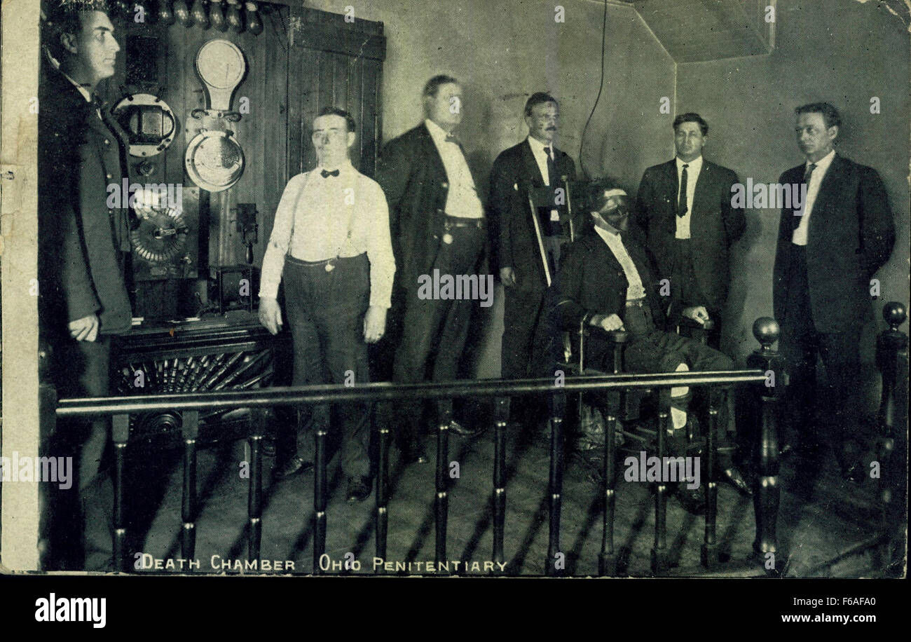 The Death Chamber at the Ohio Penitentiary, where executions took place ...