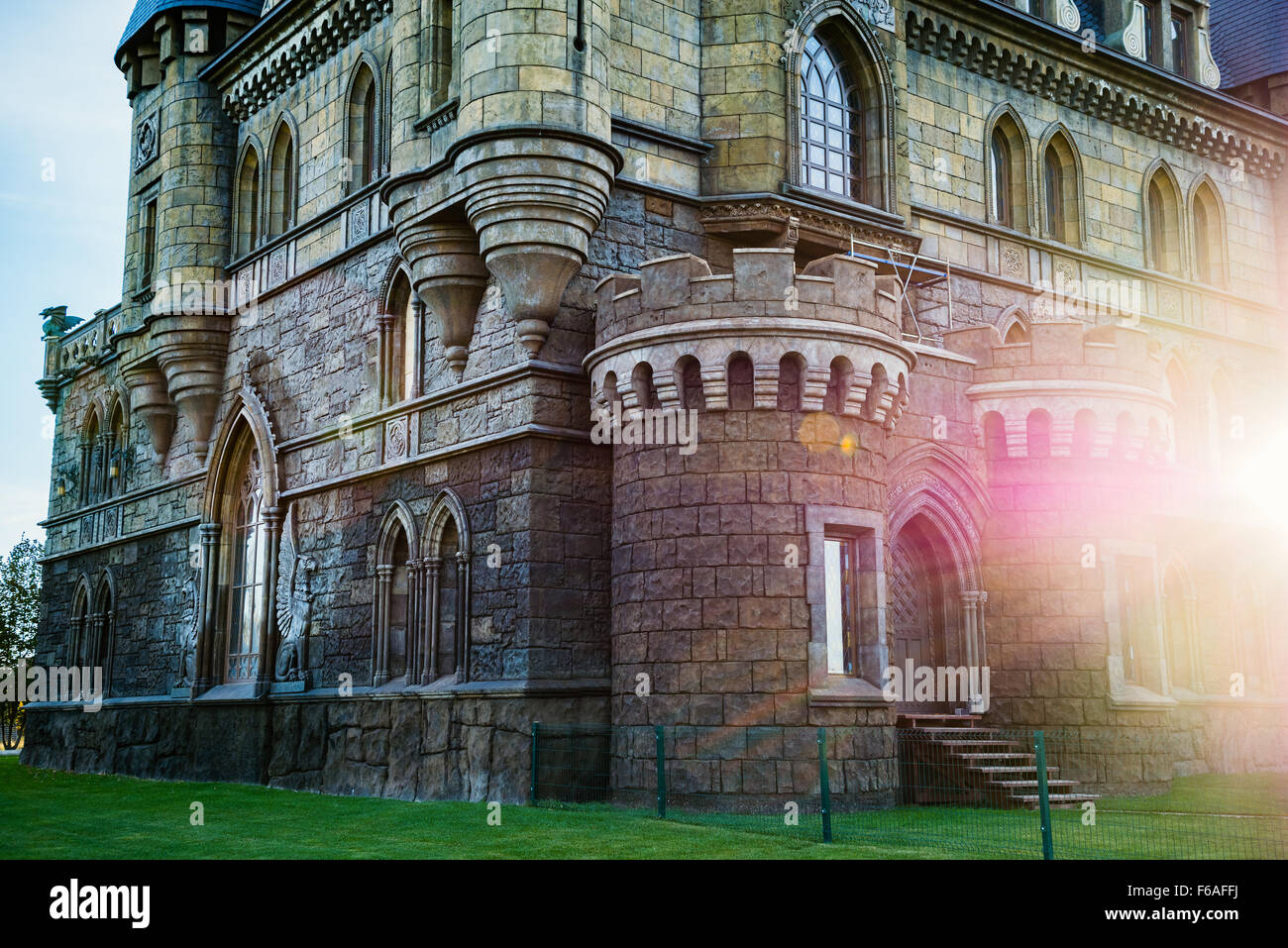 Old medieval castle Stock Photo - Alamy
