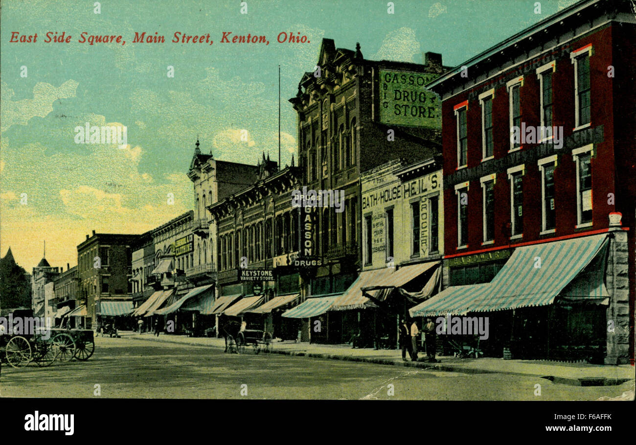 East Side Square, Main Street Stock Photo - Alamy