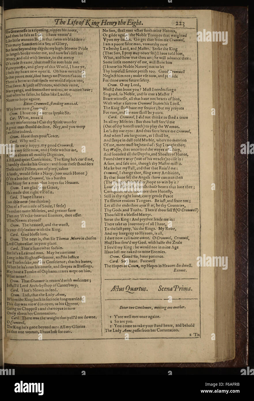*The Famous History of the Life of King Henry VIII*, from the First ...