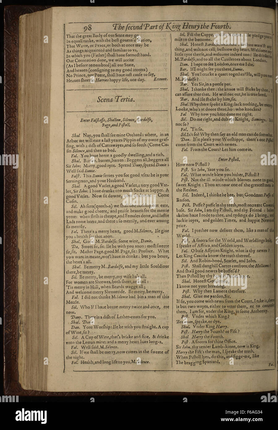 This page from the First Folio edition of William Shakespeare’s 'The ...