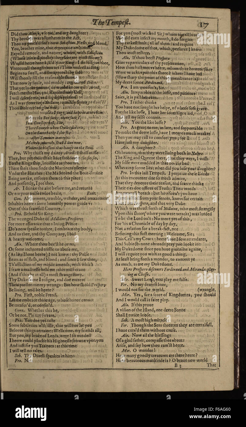 Shakespeare tempest prospero to ariel hi-res stock photography and ...