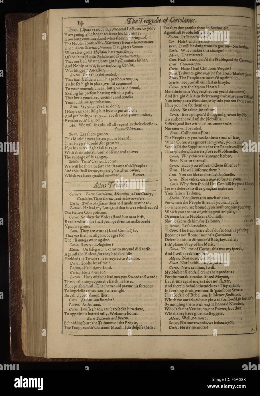 The First Folio of *The Tragedy of Coriolanus* is a key text in ...