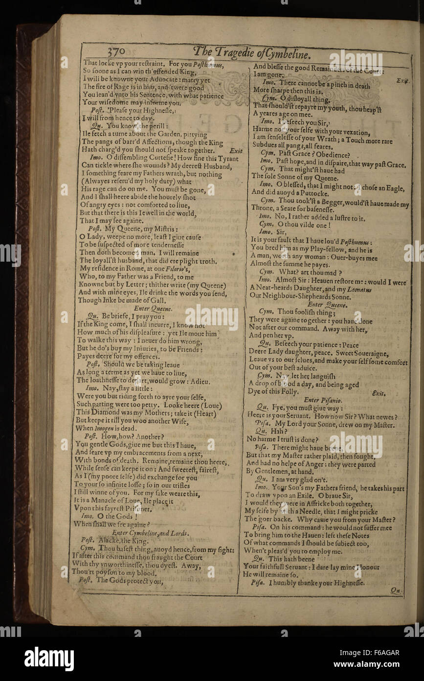 An image of page 2 from the First Folio edition of Shakespeare's 'The ...