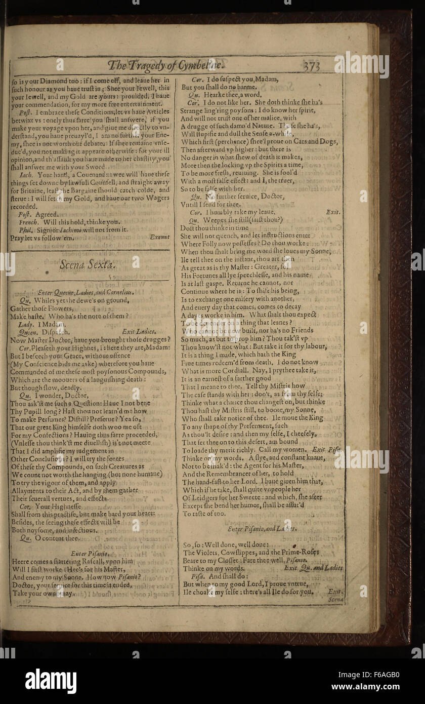 Page 5 of the First Folio edition of William Shakespeare's 'The Tragedy ...