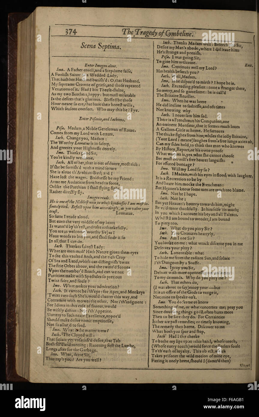 Shakespeare folios hi-res stock photography and images - Alamy