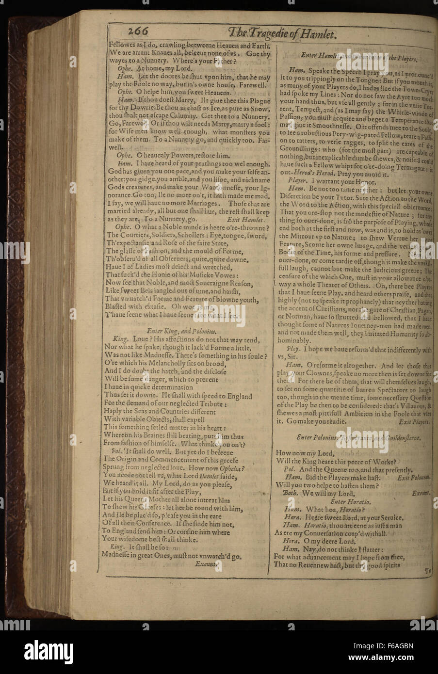 The First Folio of William Shakespeare's 'The Tragedy of Hamlet, Prince ...
