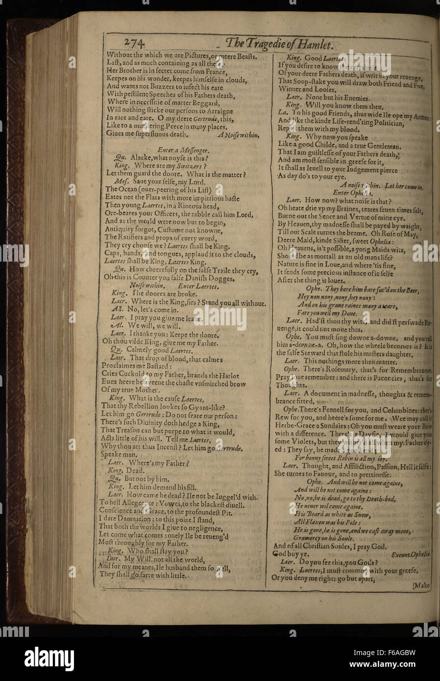 First folio of hamlet hi-res stock photography and images - Alamy