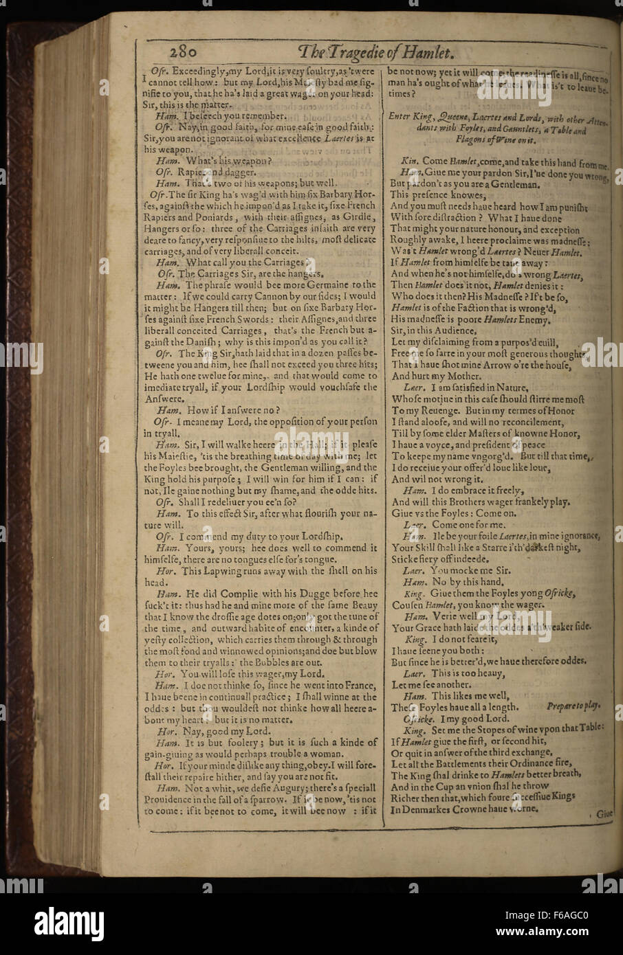 A page from the First Folio of William Shakespeare’s 'The Tragedy of ...