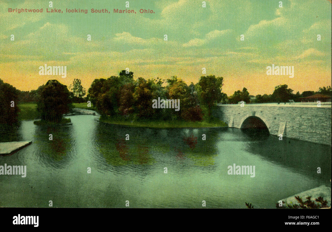 Photograph of Brightwood Lake, capturing its serene landscape ...