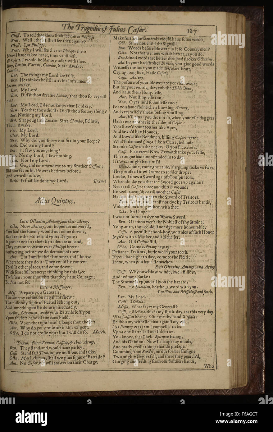 Page 19 of the First Folio edition (1623) of Shakespeare's 'The Tragedy ...