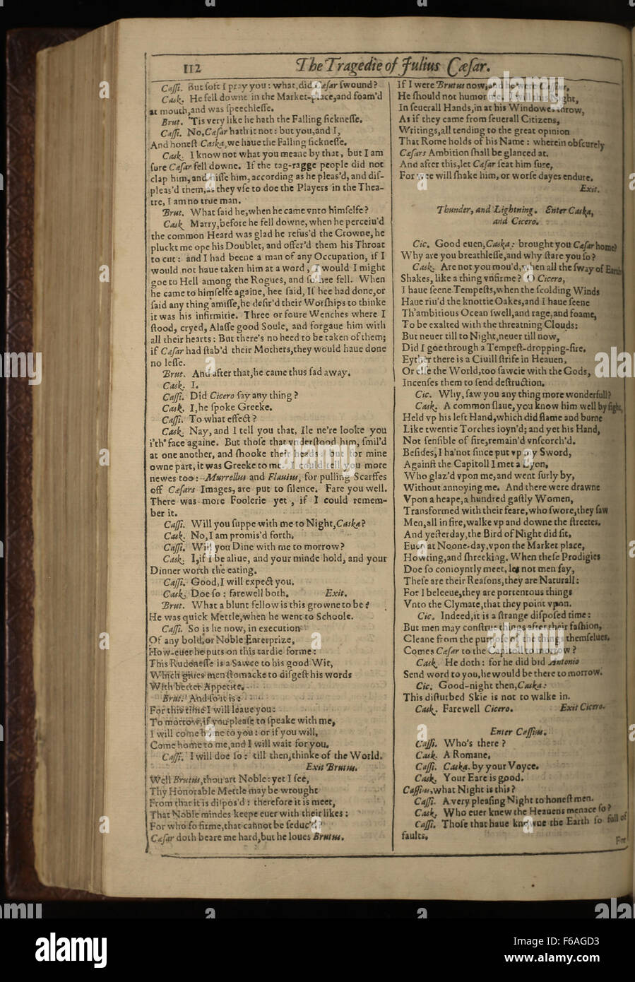 Julius caesar shakespeare folio hi-res stock photography and images - Alamy