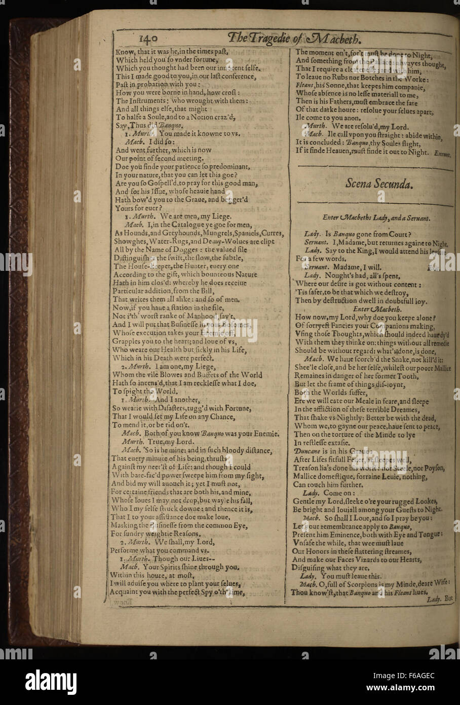 Page 10 from the First Folio edition of 'The Tragedy of Macbeth' by ...