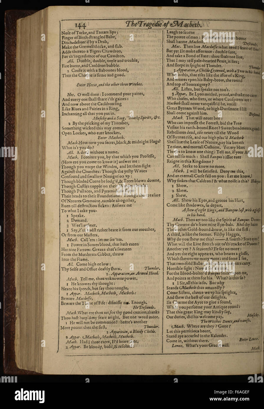 Page 14 from the First Folio of William Shakespeare’s 'The Tragedy of ...