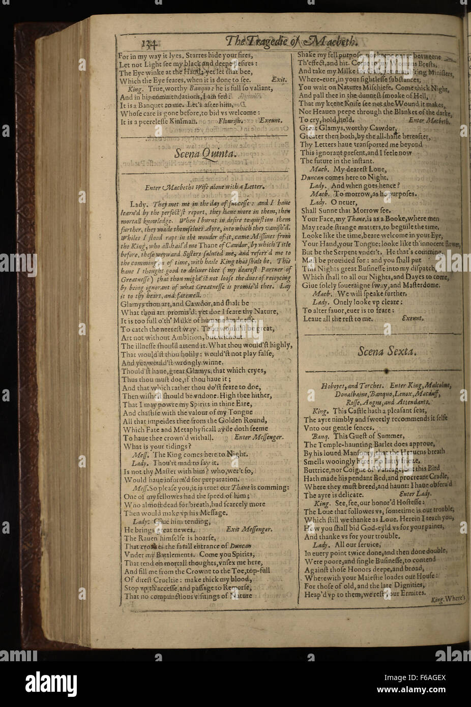 Page 4 of the First Folio edition of Shakespeare’s *Macbeth* is part of ...