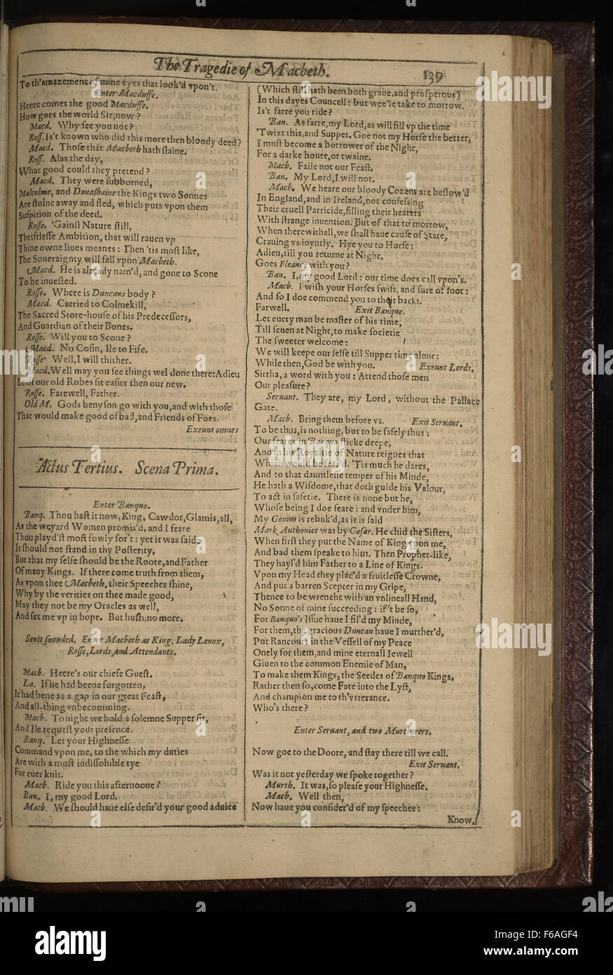 Page 9 from the First Folio edition of 'The Tragedy of Macbeth' by ...