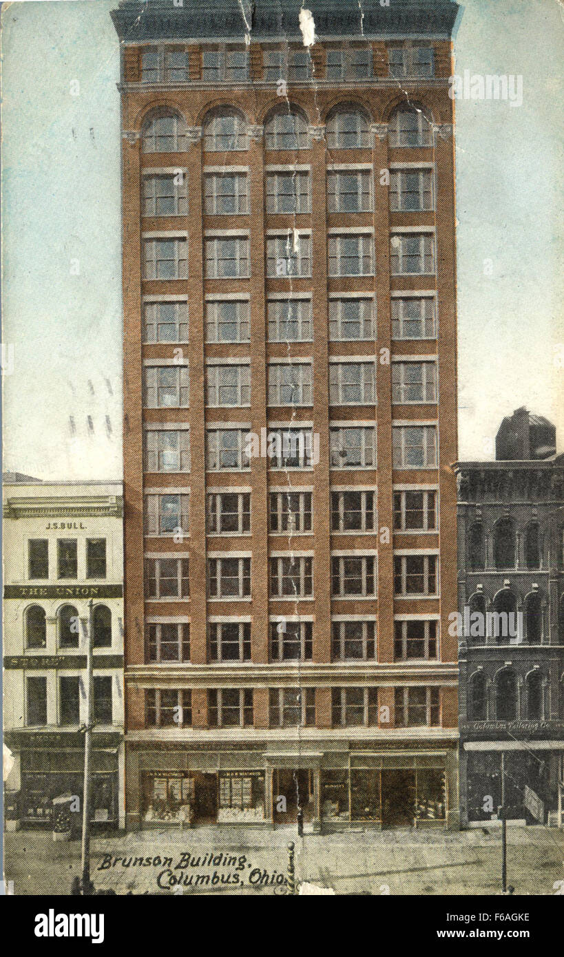 The Brunson Building, an architectural landmark, known for its ...