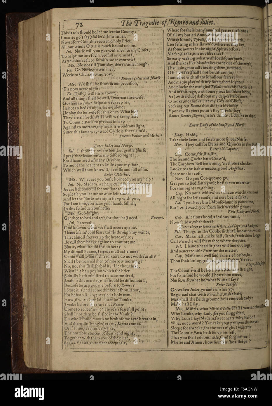 Page 20 of the First Folio edition (1623) of Shakespeare's 'The Tragedy of Romeo and Juliet ...