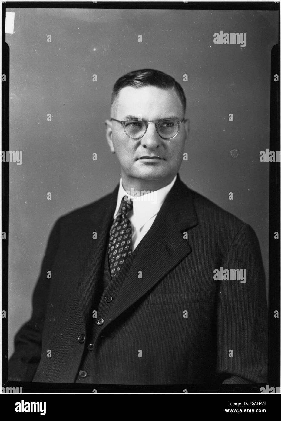 A portrait photograph of an unidentified man, providing a glimpse into ...