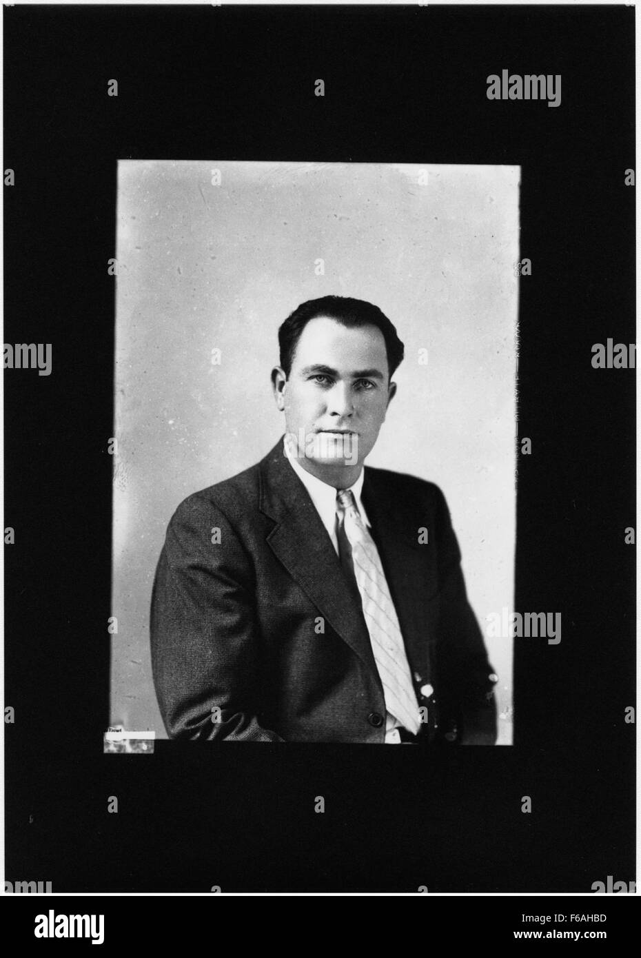 Portrait photograph of unidentified man Stock Photo - Alamy
