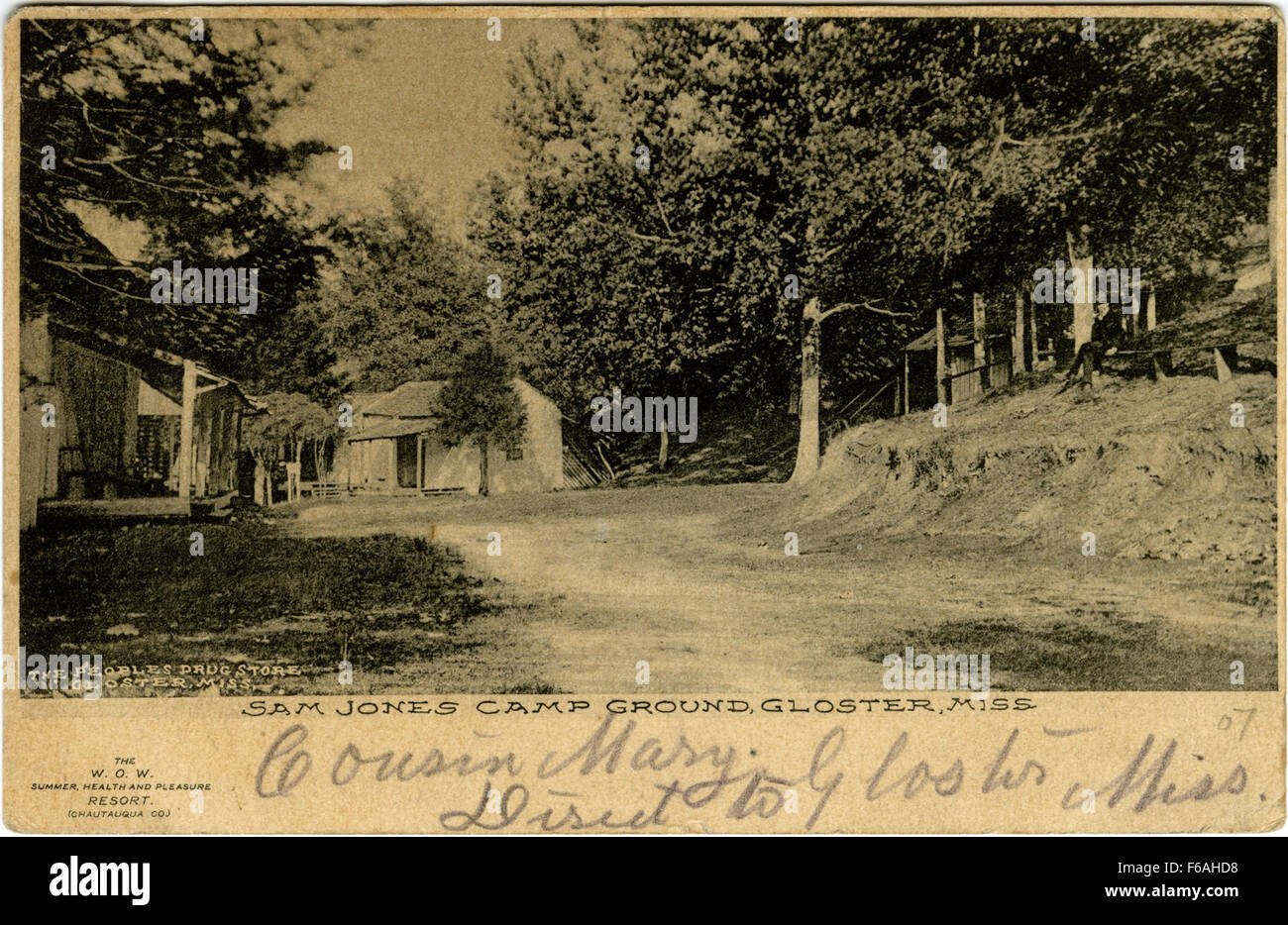 Sam Jones Campground in Gloster, Mississippi, is an outdoor ...