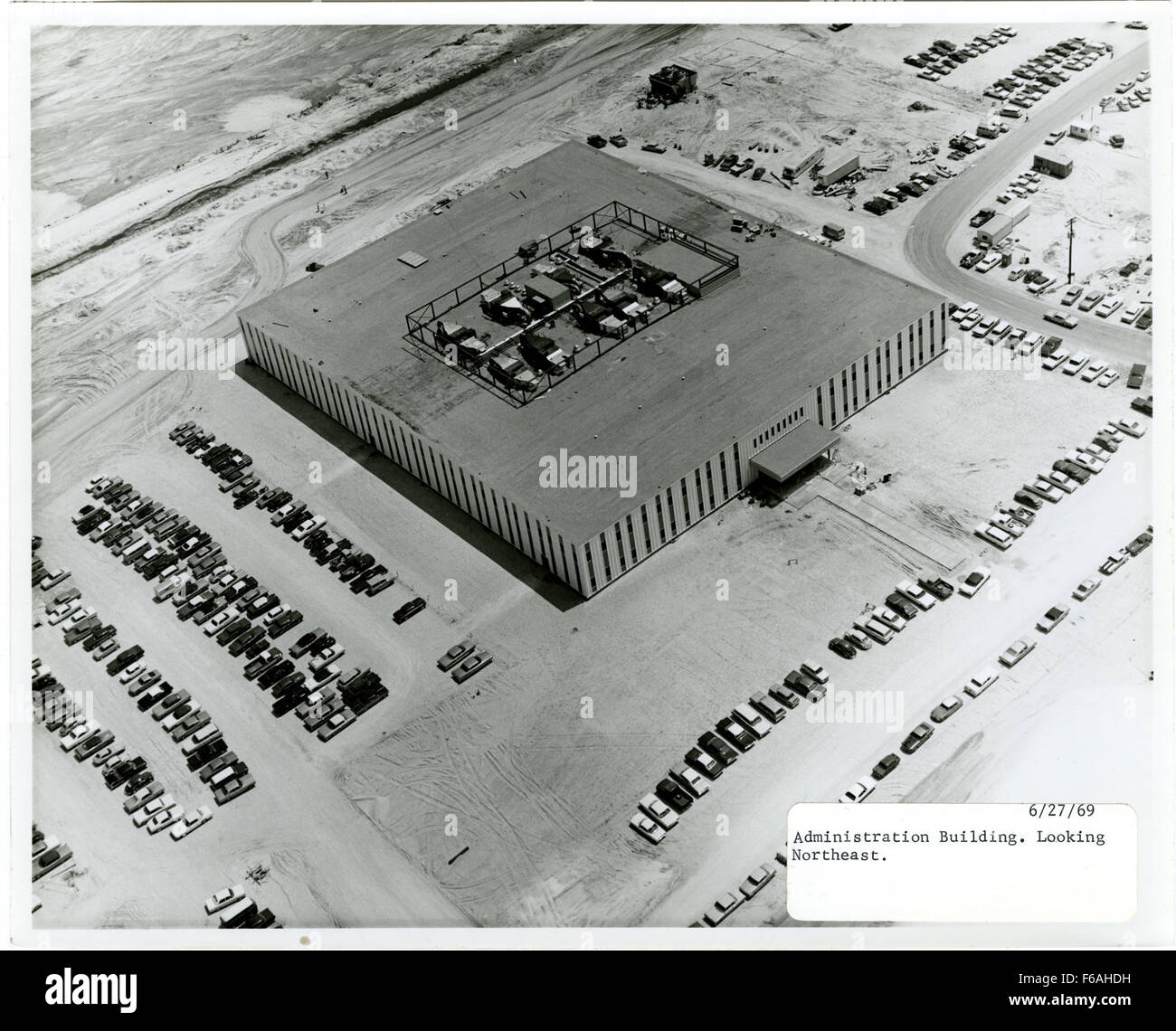 The Administration Building, seen in this photograph, is viewed from ...