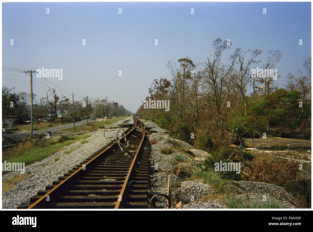 A photograph documenting Waveland, Hancock County, Mississippi, taken ...