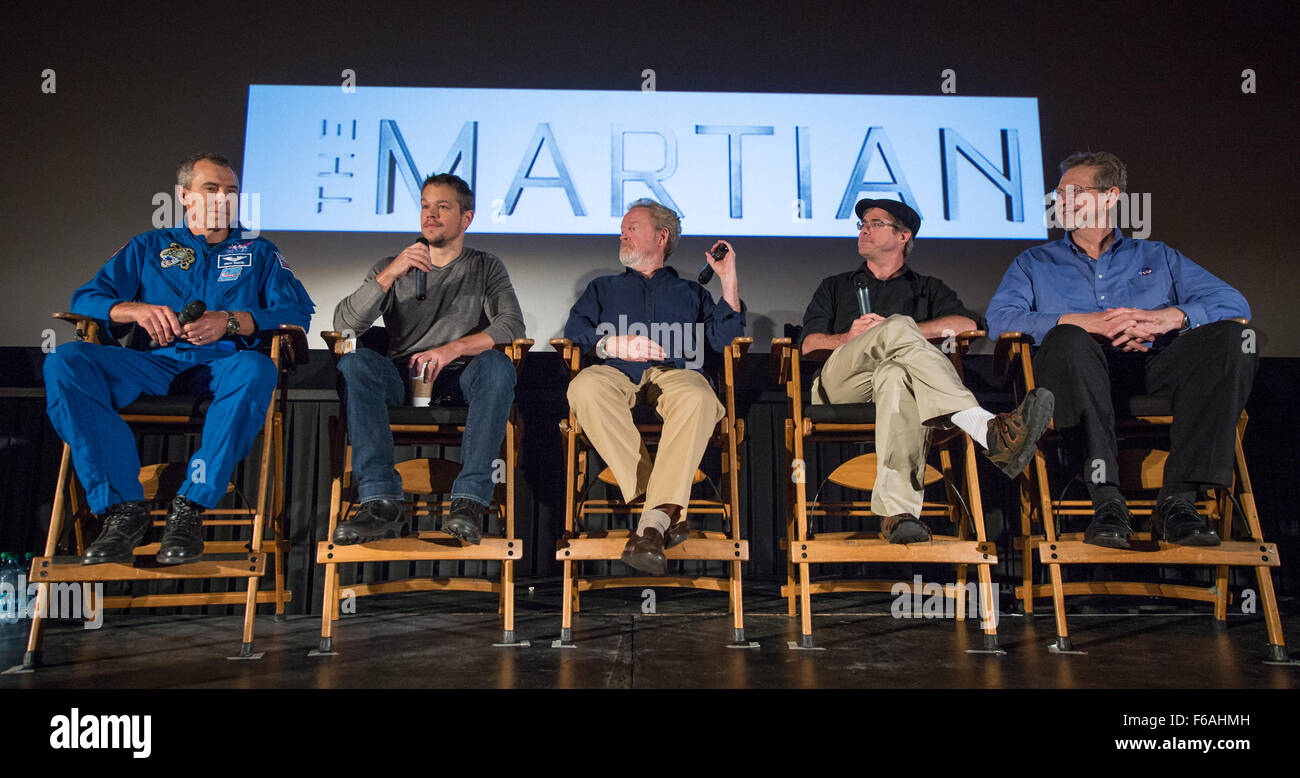 Ridley scott matt damon mars hi-res stock photography and images - Alamy