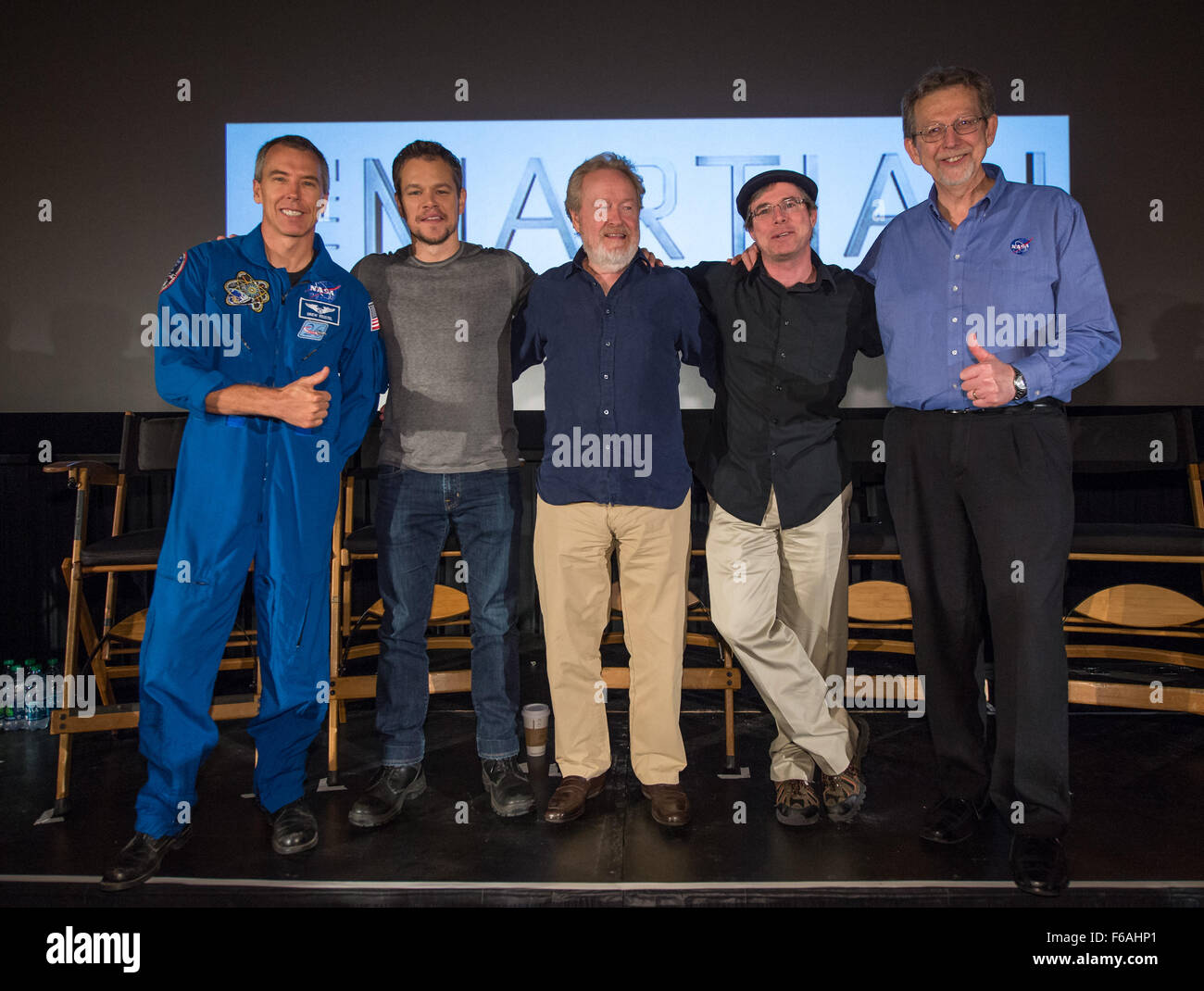 NASA Astronaut Drew Feustel joins actor Matt Damon, director Ridley ...