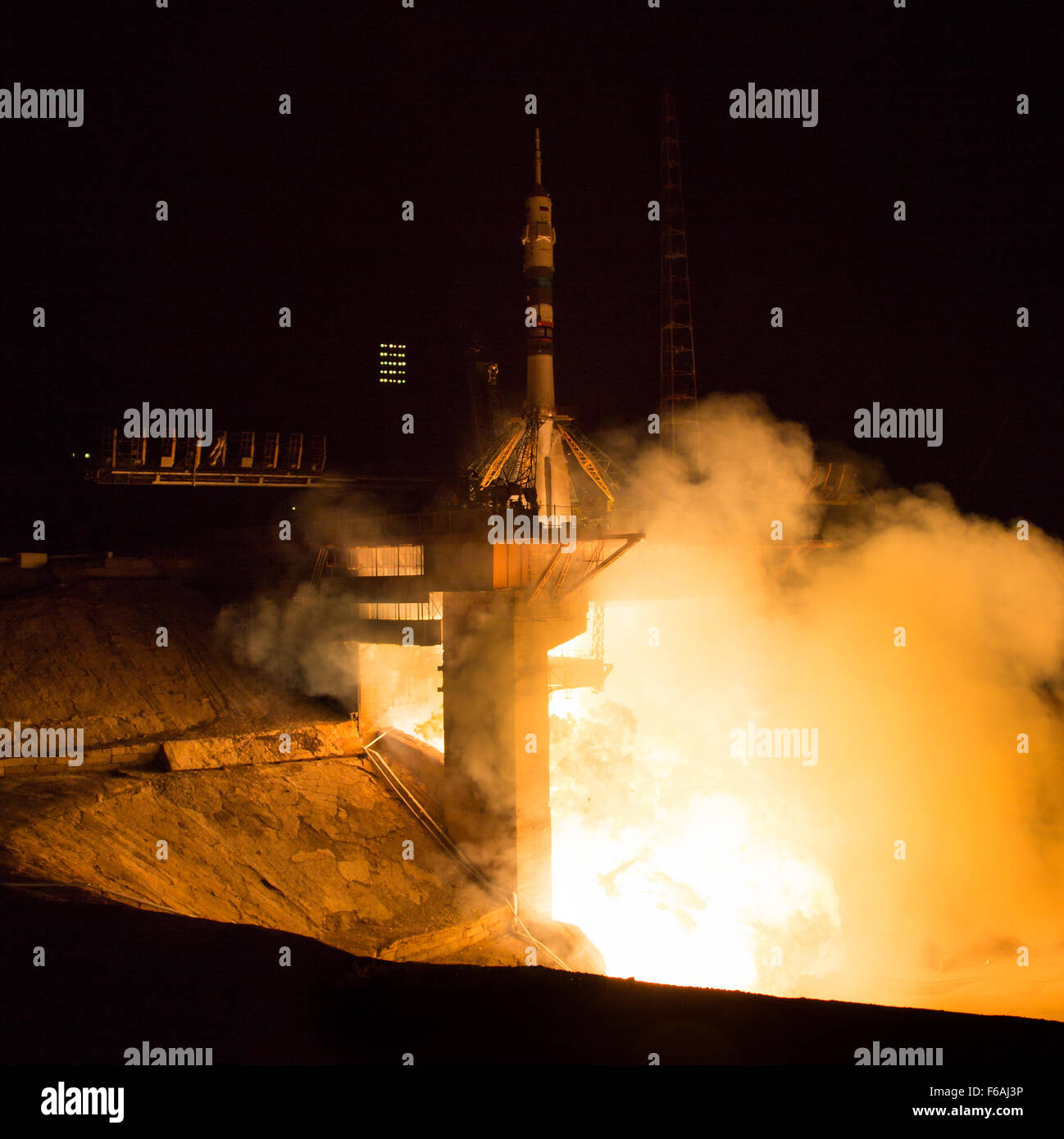 Expedition 41, consisting of NASA astronaut and Russian cosmonauts ...