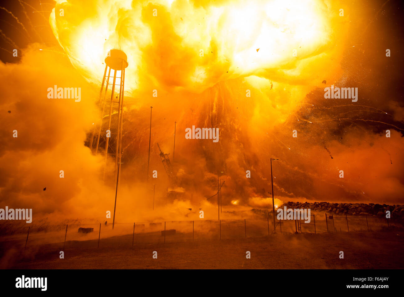 The Orbital ATK Antares rocket launched from Pad-0A at the Mid-Atlantic ...