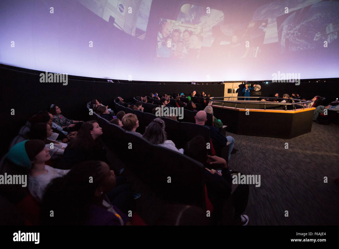 NASA astronaut Reid Wiseman visits the Maryland Science Center in ...