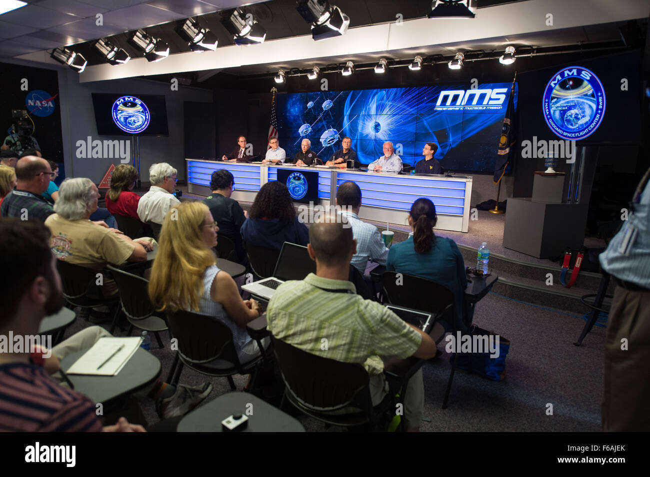 Magnetospheric multiscale spacecraft mms hi-res stock photography and ...
