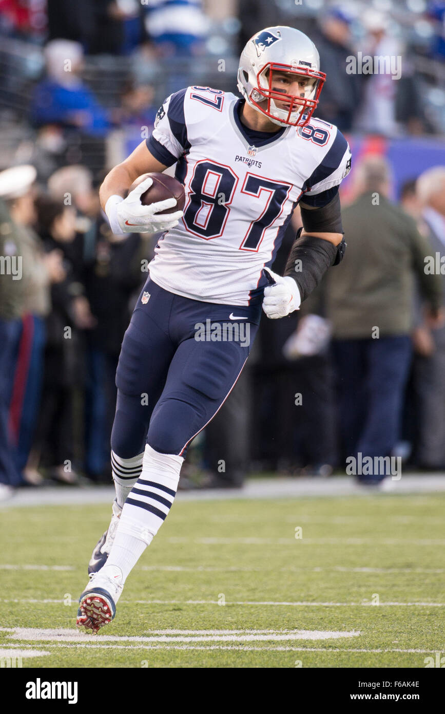 East Rutherford, New Jersey, USA. 15th Nov, 2015. New England Patriots ...