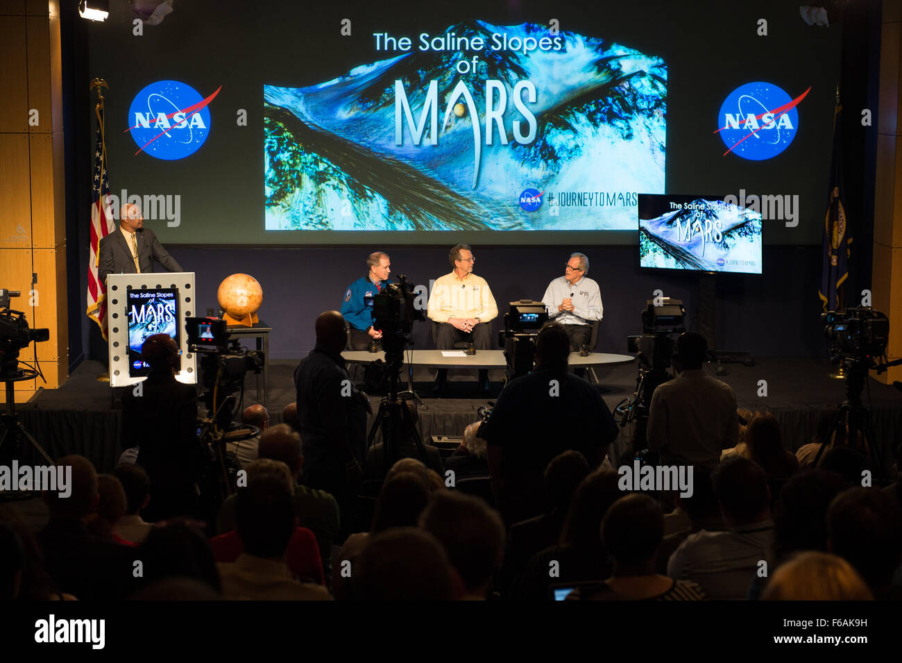 NASA held a Mars Breakthrough news briefing at the James Webb ...