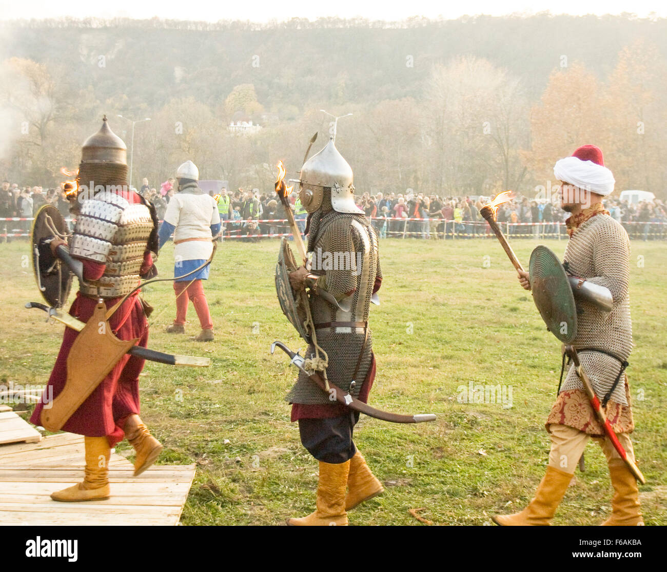 VARNA, BULGARIA - NOVEMBER 14, 2015: historical reenactment "The last ...