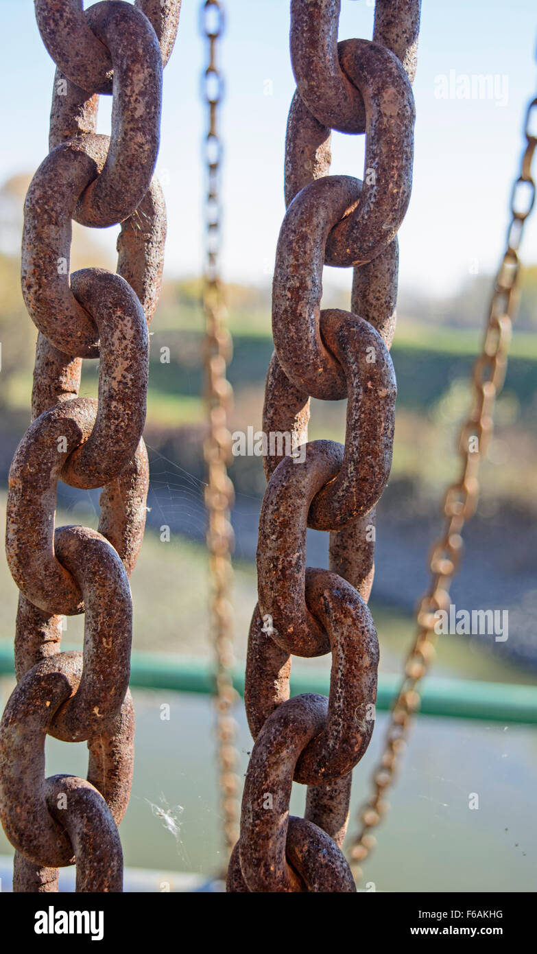 The old strong chain that is still in use today Stock Photo - Alamy