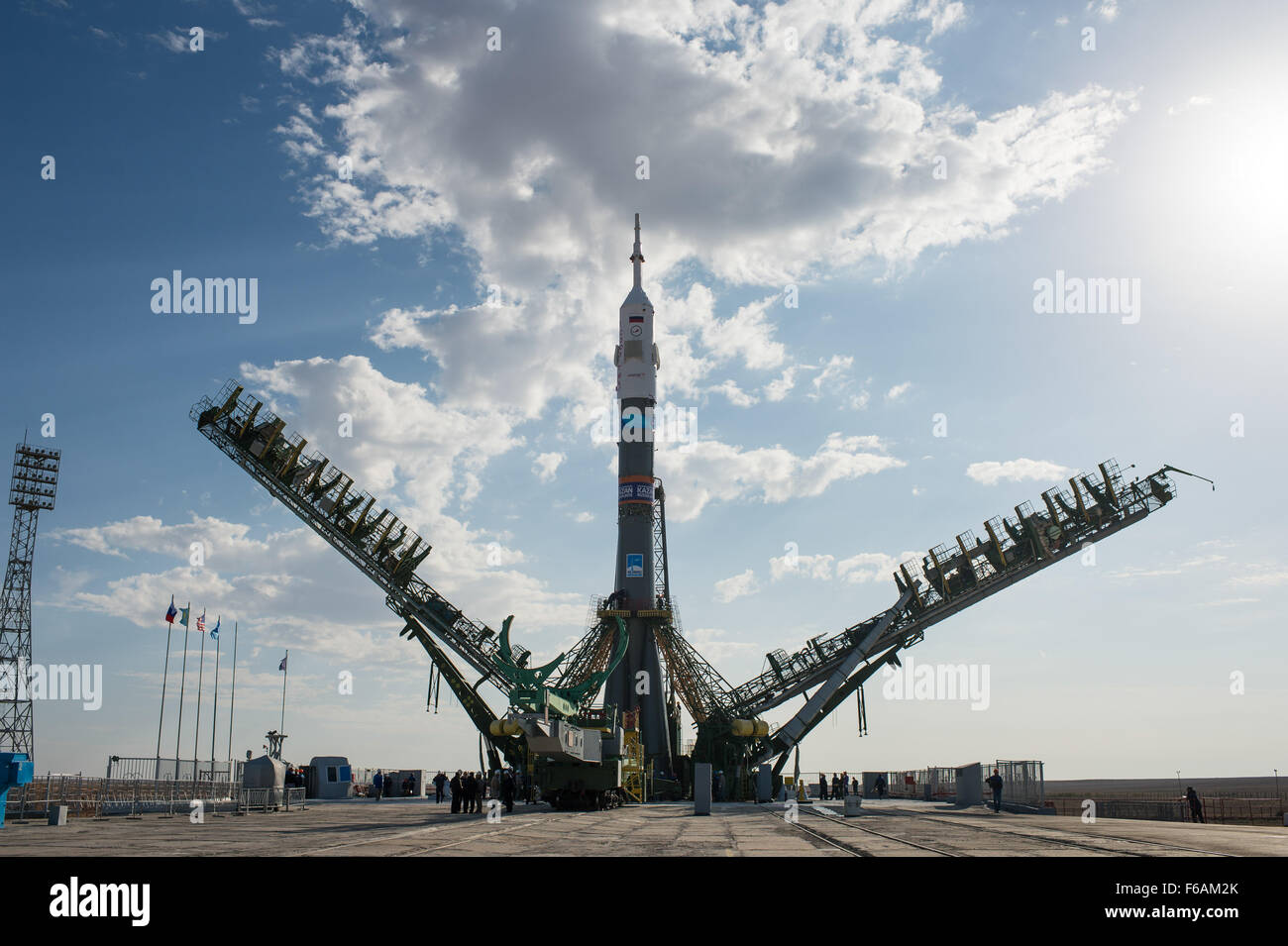 Expedition 41 Rollout Stock Photo - Alamy