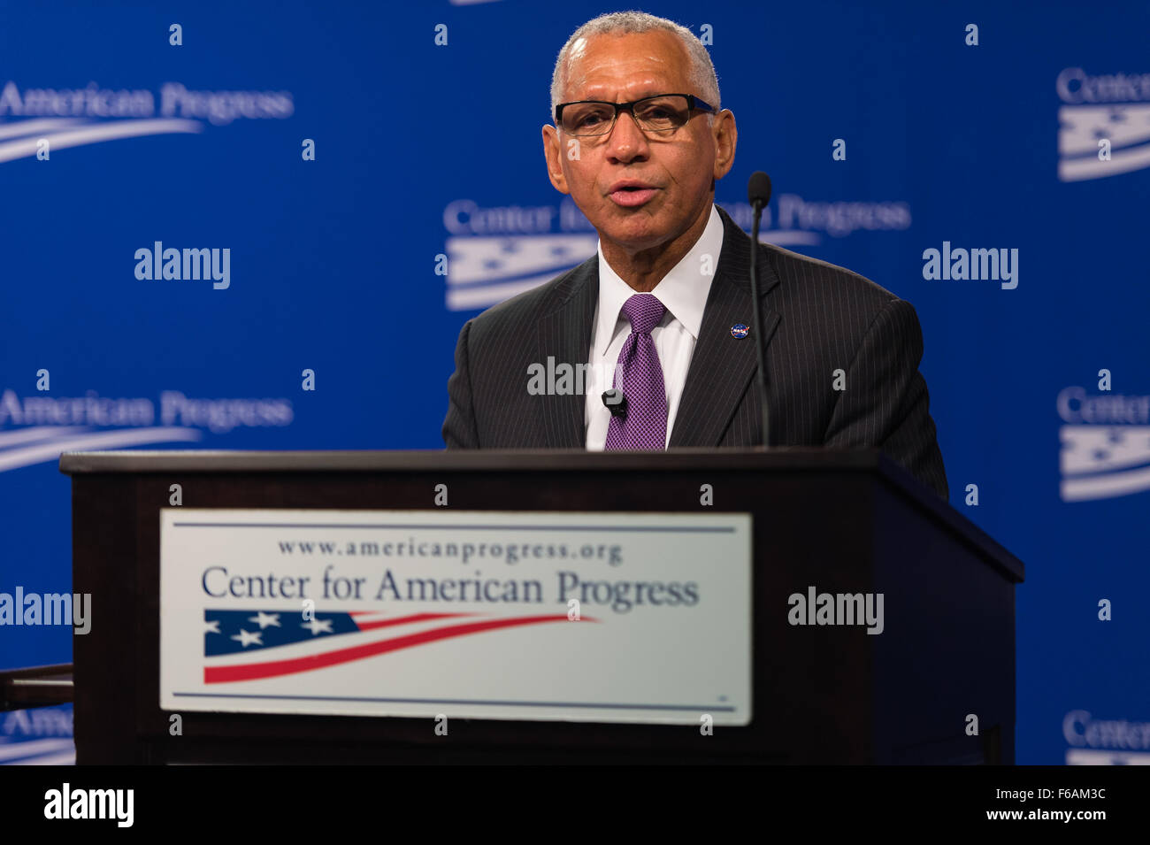NASA's Administrator at Center for American Progress Stock Photo - Alamy