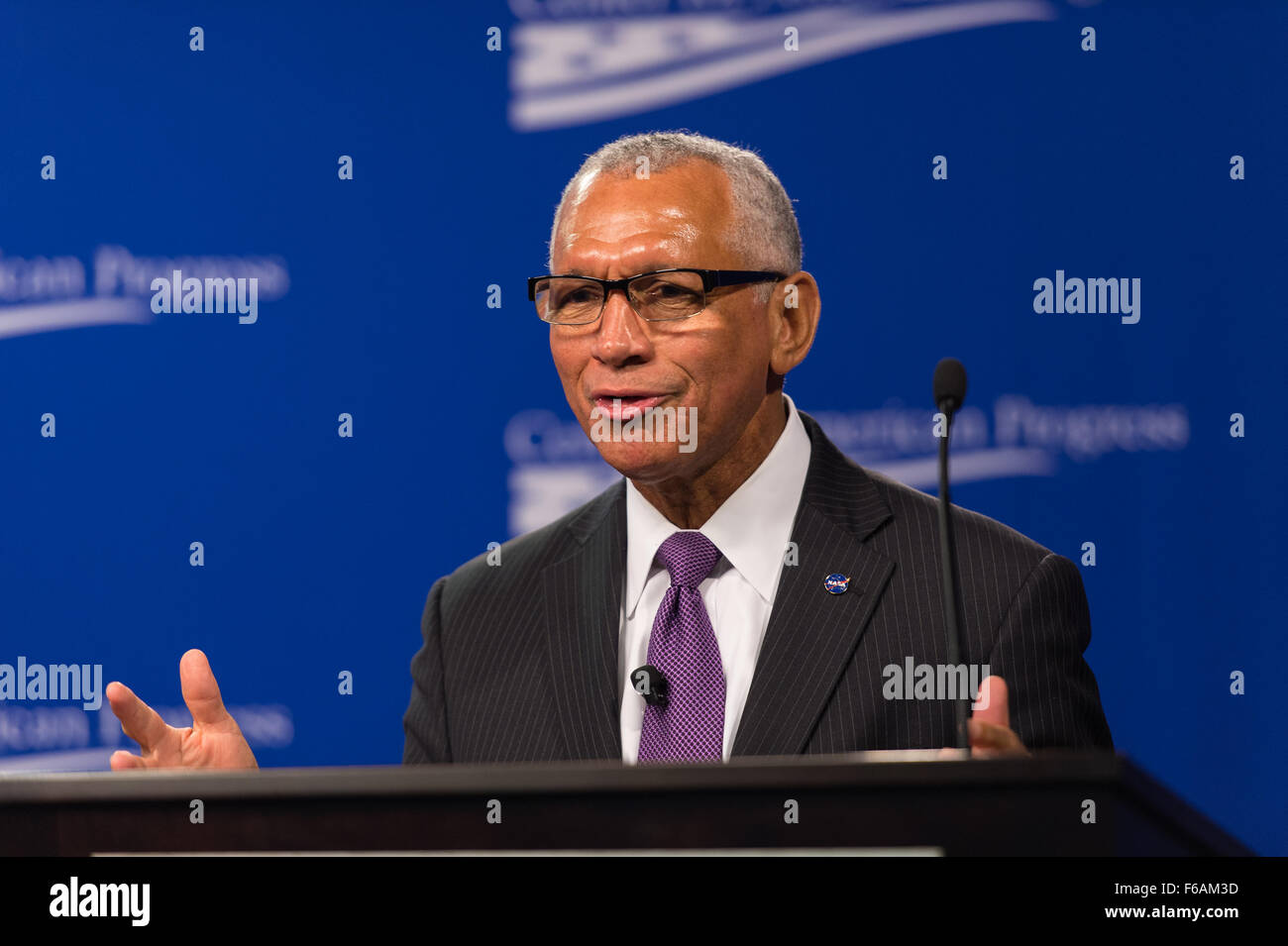 NASA's Administrator at Center for American Progress Stock Photo - Alamy