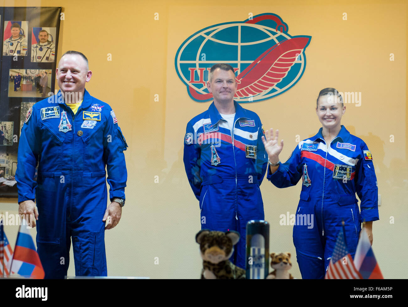 NASA’s Expedition 41 crew, including Alexander Samokutyaev and Barry ...