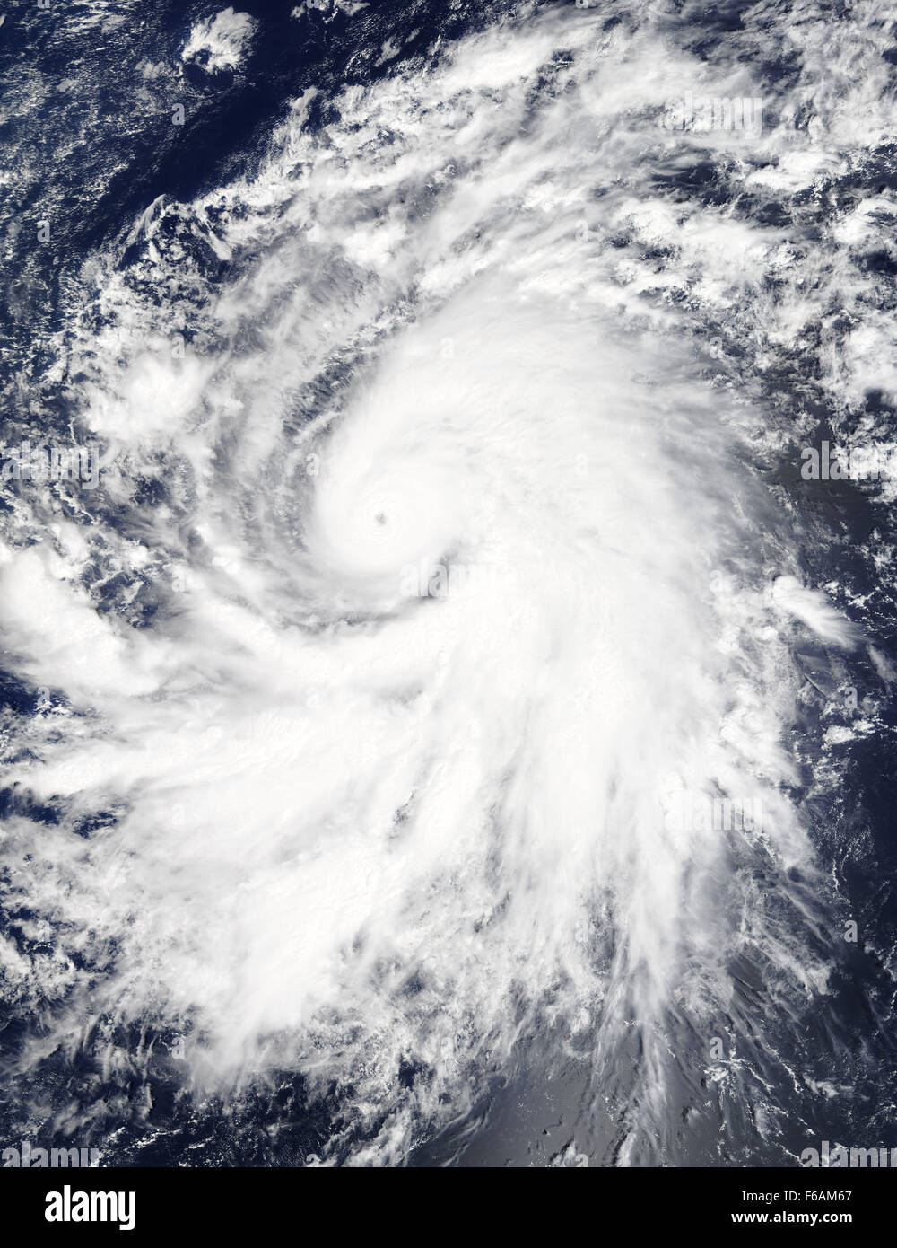 NASA Sees Hurricane Olaf Move into Central Pacific Ocea Stock Photo - Alamy